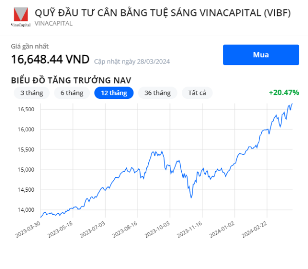 Tổng quan về quỹ mở cân bằng VIBF của CT QLQ VinaCapital